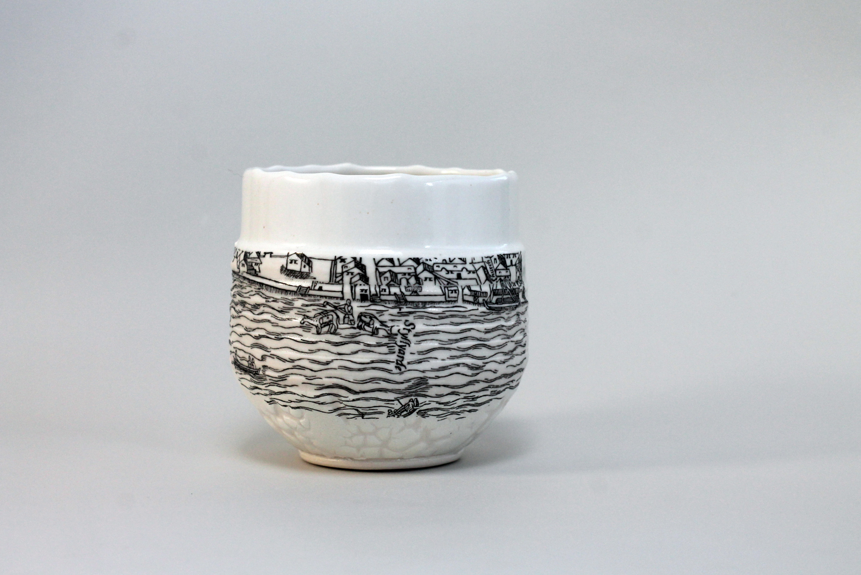 Thames Tea Bowls - Raewyn Harrison Ceramics